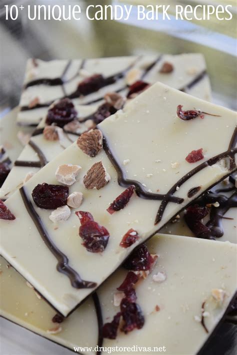 10 Unique Candy Bark Recipes Drugstore Divas
