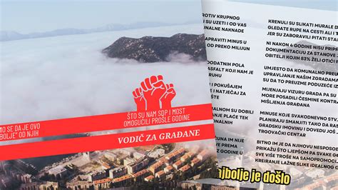 Letak “Što Su Nam Sdp I Most Omogućili Prošle Godine” Dočekao Građane