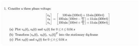 Solved Submit The Matlab Script And Figures For A And C