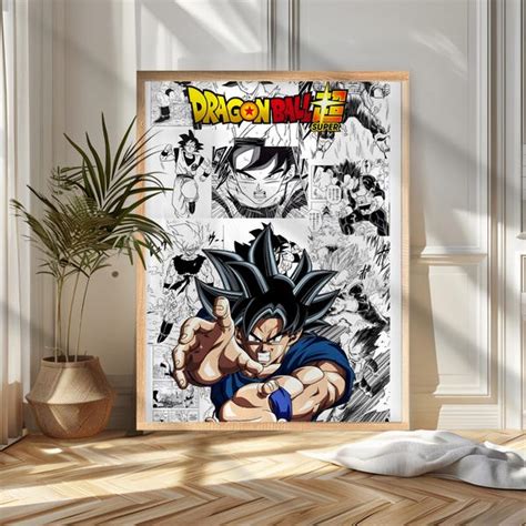 Goku Manga Panel Etsy