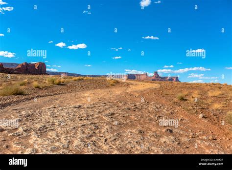 Off road vehicle views of Moab Utah trails on bright sunny days Stock ...