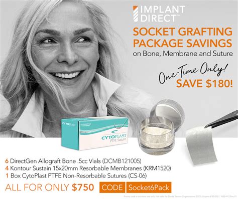 Dental Learning Save 180 When You Package 6 Directgen Allograft 5cc
