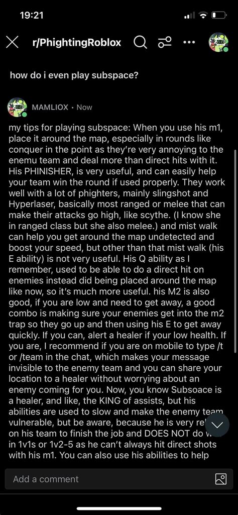 i made this big paragraph on how to use subspace on someone s comment
