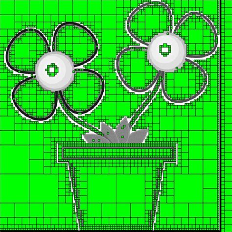 A Quadtree Decomposed Image Minimum Block Size Is 4 × 4 Homogeneous
