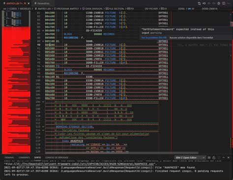 Cobol Language Server Full Red Program After Ls Analysis · Issue 154 · Ibm Zopeneditor
