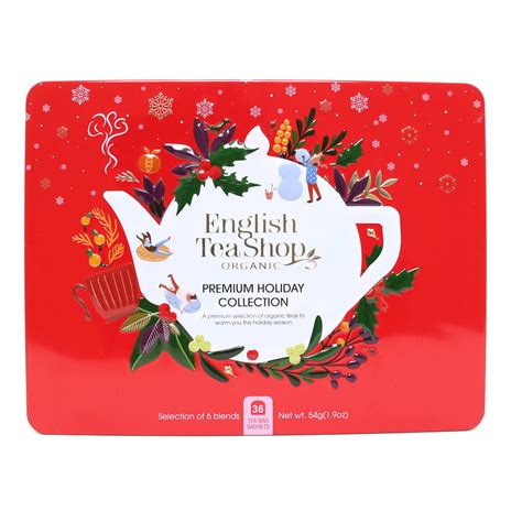 Premium Holiday Collection Snowflake English Tea Shop