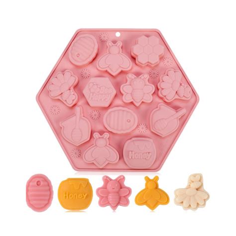 Molde Silicon Panal Abeja Hexagonal X12 Asia Mall