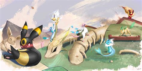 Eeveelutions By Retrogalit On Deviantart
