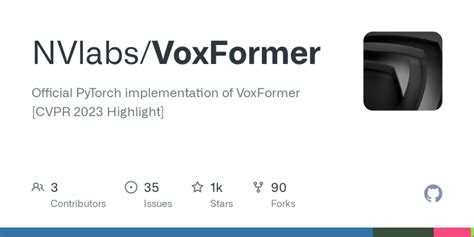 Github Nvlabsvoxformer Official Pytorch Implementation Of Voxformer