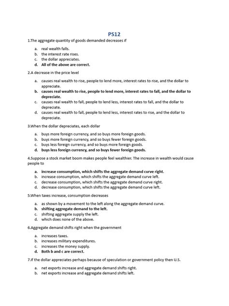 Ps12 Download Free Pdf Phillips Curve Inflation