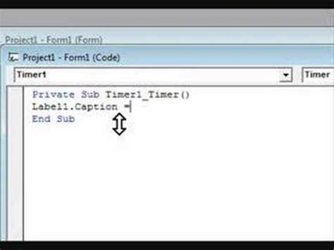 Make A Countdown From A Label VB Lesson YouTube