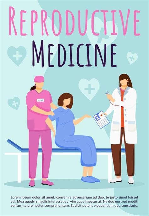 Reproductive Medicine Brochure Template Prenatal Care Flyer Booklet