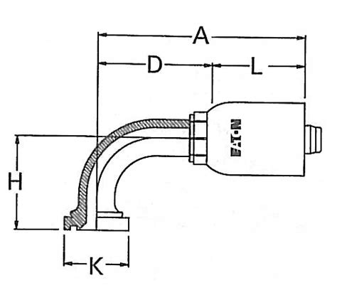 90º Split Flange Code 62 Sae J518