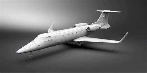 Learjet 55c Scale Model 3d Model 3d Printable Cgtrader