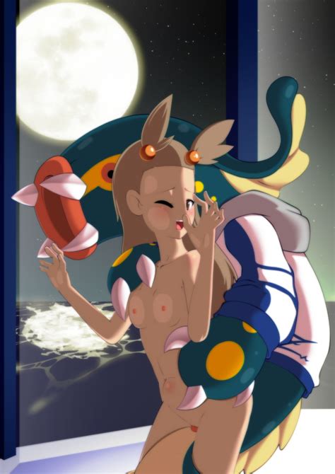 Rule 34 1girls Breasts Eelektross Exposed Breasts Female Generation 5 Pokemon Jacket Jasmine