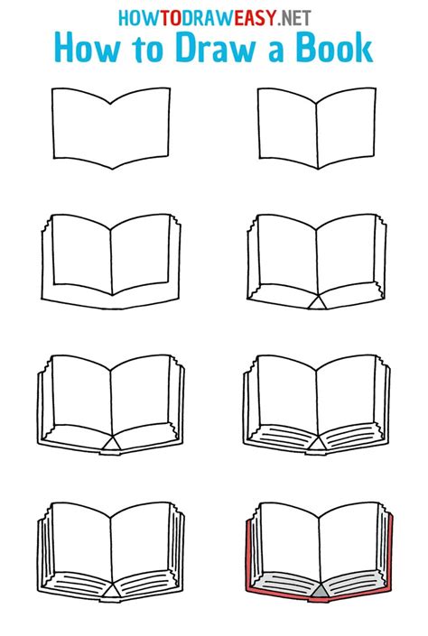 How To Draw A Book Cartoon