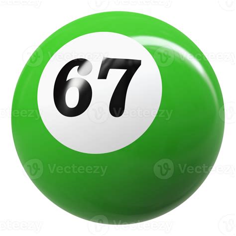 67 Number 3d Ball Green 36307384 Png 67 Number 3d Ball Green 36307384 Png