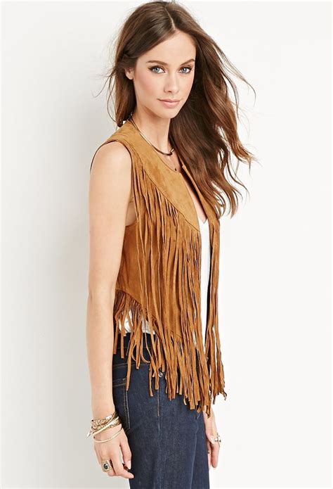 Genuine Suede Fringe Vest Fringe Clothing Suede Fringe Vest Fringed