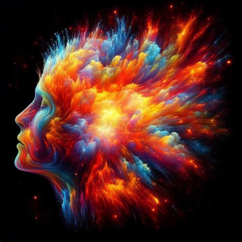 Exploding Mind Concept Art Stock Image Image Of Psychological 320015593
