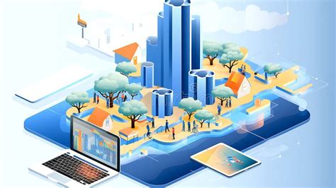 Free Business Analysis Technology Concept Isometric Illustration