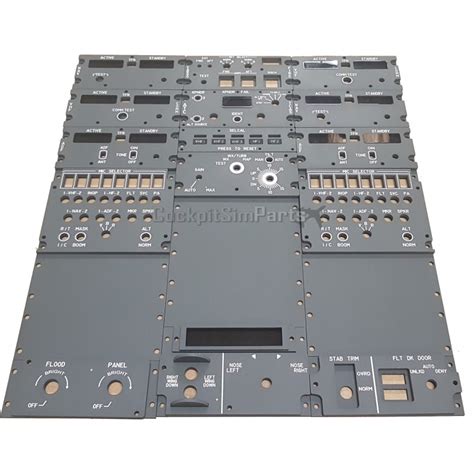Boeing 737 Complete Pedestal Panels Cockpit Sim Parts Ltd