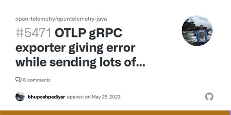 otlp grpc exporter giving error while sending lots of attributes with 3