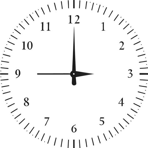 Analog Clock Vector Art Icons And Graphics For Free Download