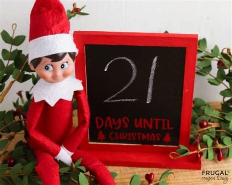 Elf On The Shelf Countdown Calendar Educational Printable Activities