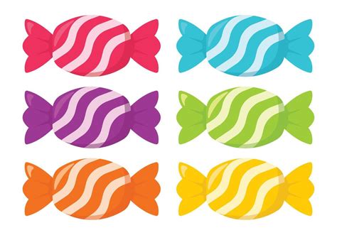 Sugar Candy Icon Clipart Striped Swirls Vector 10553779 Vector Art At Vecteezy