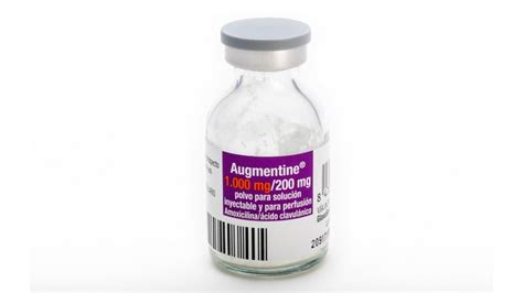 Augmentine 1000 Mg200 Mg Polvo Para Solucion Inyectable Y Para