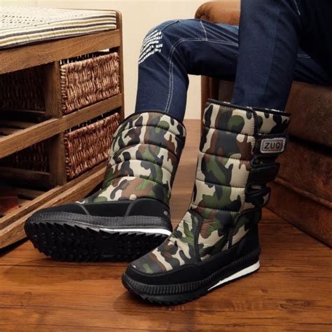 Купити Снігові черевики Чоловіче Жіноче Зимове взуття Тепле бавовняне Велике Снігове взуття