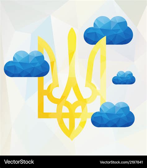 Gerb Ukraine Royalty Free Vector Image Vectorstock