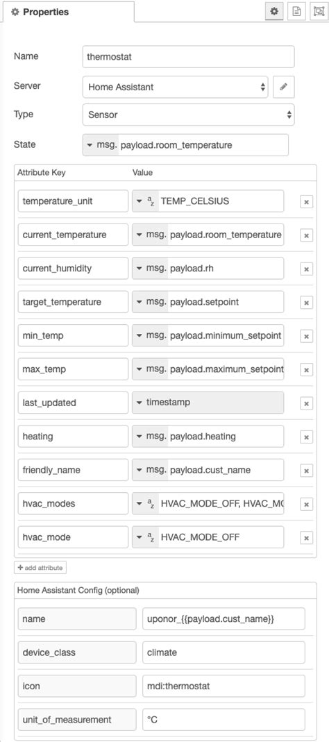 Example Of Node Ha Entity Ideally Using For Climate Thermostat