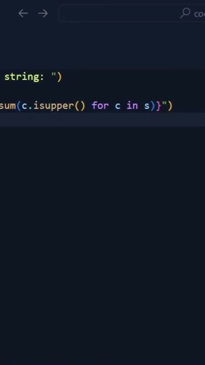 Count Uppercase Letters In Python Python Learnpython Programming