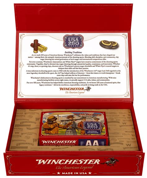 Winchester Aa 12ga 275 1oz 8 250th Anniversary