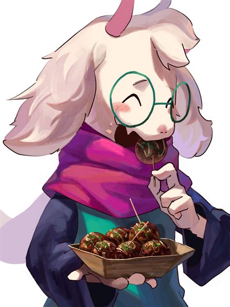 Ralsei Eats Takoyaki Niha28 Rralsei
