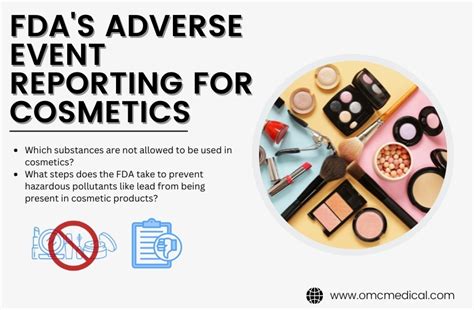 Fdas Adverse Event Reporting For Cosmetics Omc Medical