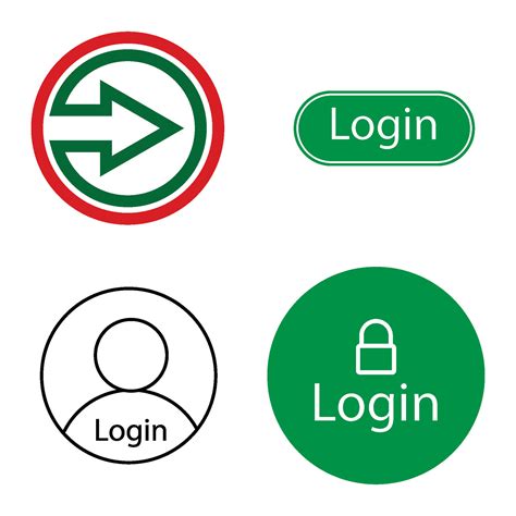Login Icon Vector 27980367 Vector Art At Vecteezy