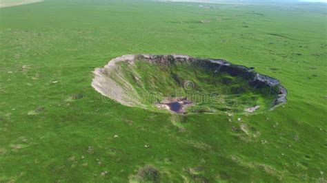 View Of The Crater From A Nuclear Explosion Stock Footage Video Of Death Place 266832482