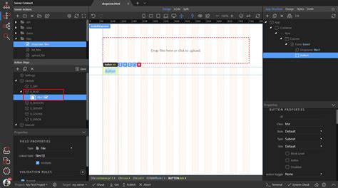 Wappler Documentation Using The Dropzone Component