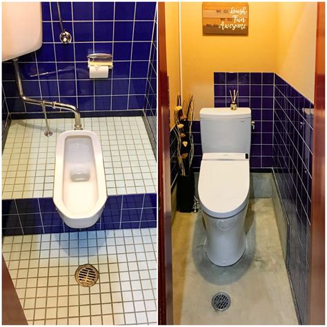 和式トイレから洋式トイレへリフォーム（ビフォーアフター） 株式会社福富建設