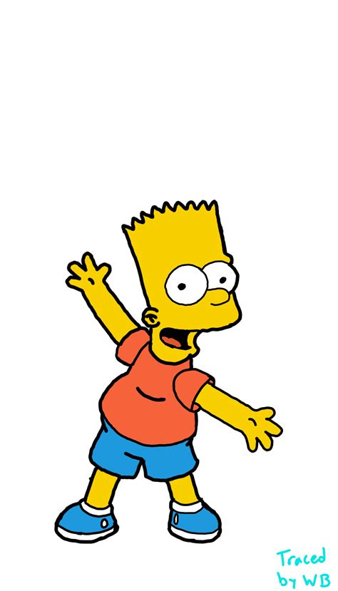 Bart Simpson Trace R Procreate