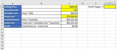 Excel Goal Seek Explained Step By Step Guide Goskills