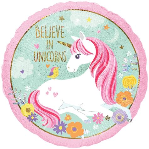 Magical Unicorn Helium Balloon Discount Party Supplies