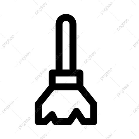 Broom Clipart Vector Broom Isolated On White Background Vector Broom