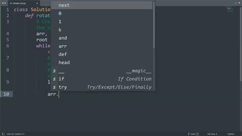 Leetcode 61 Rotate List In Python Python Leetcode Python Coding