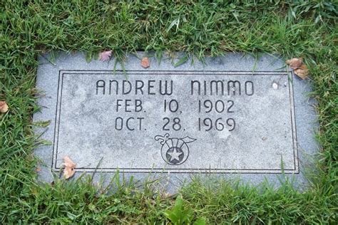 Andrew Nimmo 1902 1969 Find A Grave Memorial