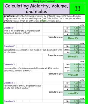 Calculate Molarity With Grams