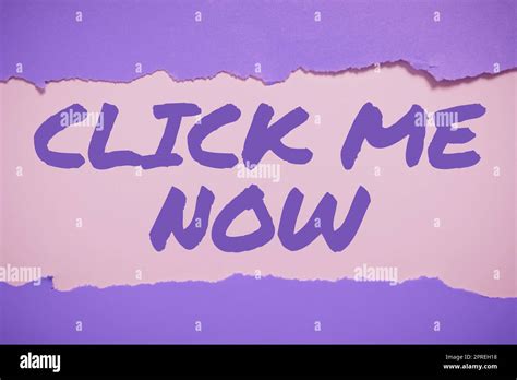 Writing Displaying Text Click Me Now Business Showcase Internet Helping Desk Press The Button