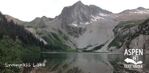 Snowmass Lake Maroon Bells Snowmass Wilderness Aspen Trail Finder